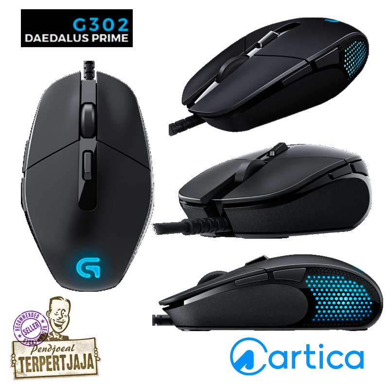 Jual Logitech G302 Daedalus Prime MOBA Gaming Mouse | Shopee Indonesia