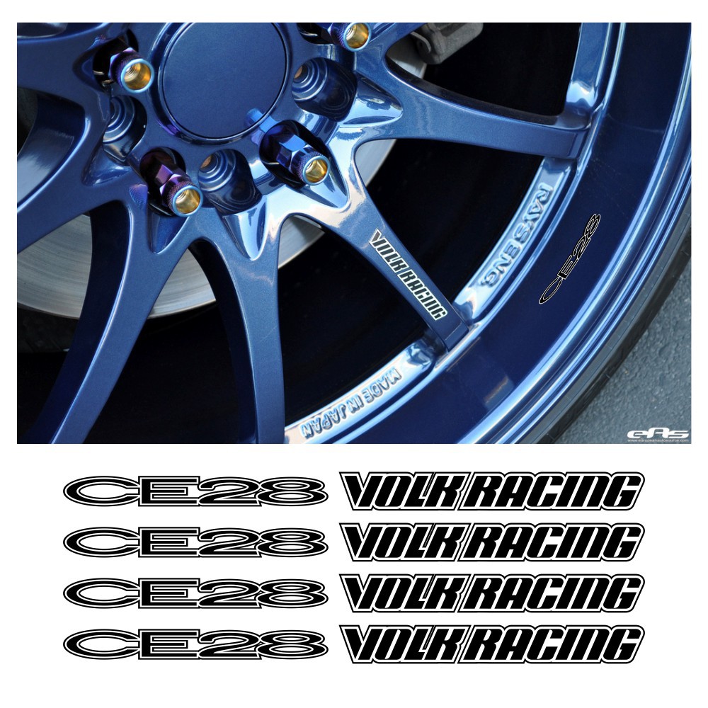 Jual Sticker Velg Mobil VOLK RACING CE28 | Shopee Indonesia