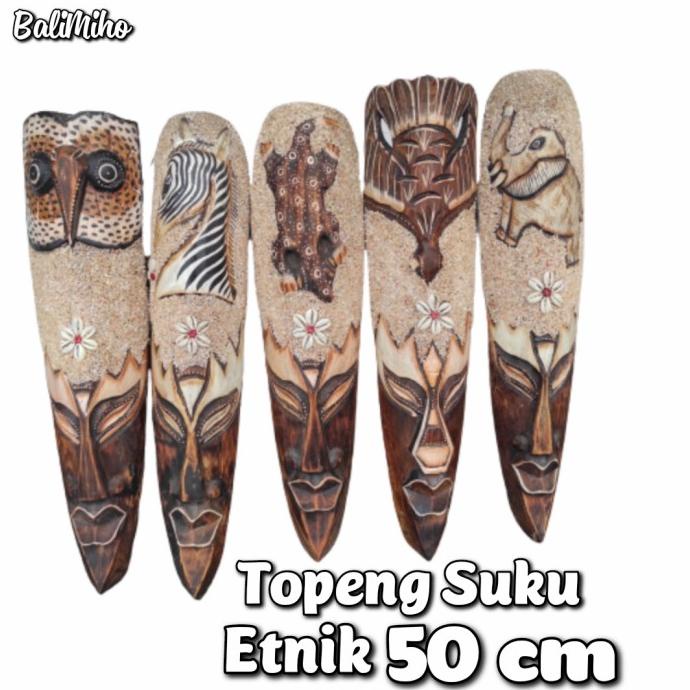 Jual #####] DEKORASI DINDING/PATUNG TOPENG ETNIK/TOPENG SUKU/TOPENG ...