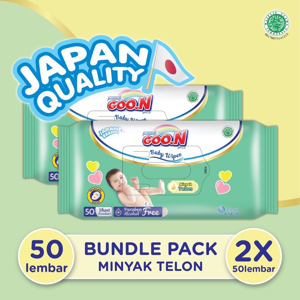 Jual GOON TISU BASAH MINYAK TELON ISI 50 BELI 1 GRATIS 1 | Shopee Indonesia