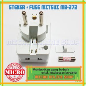 Jual Dijual Steker dengan Fuse Mitsui MB 272 dan Lampu Steker Cabang 3 ...