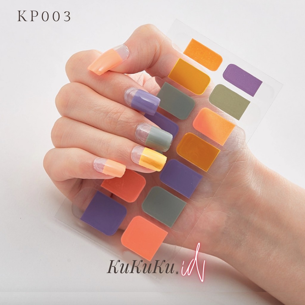 Jual STIKER KUKU / STICKER KUKU / NAIL WRAP [KP003] | Shopee Indonesia