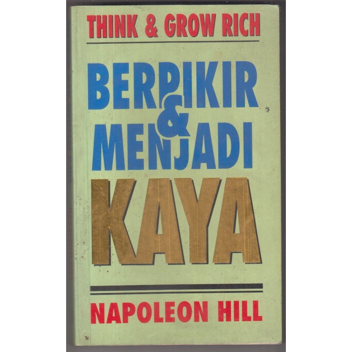 Jual Buku Napoleon Hill Think And Grow Rich Berpikir Dan Menjadi Kaya