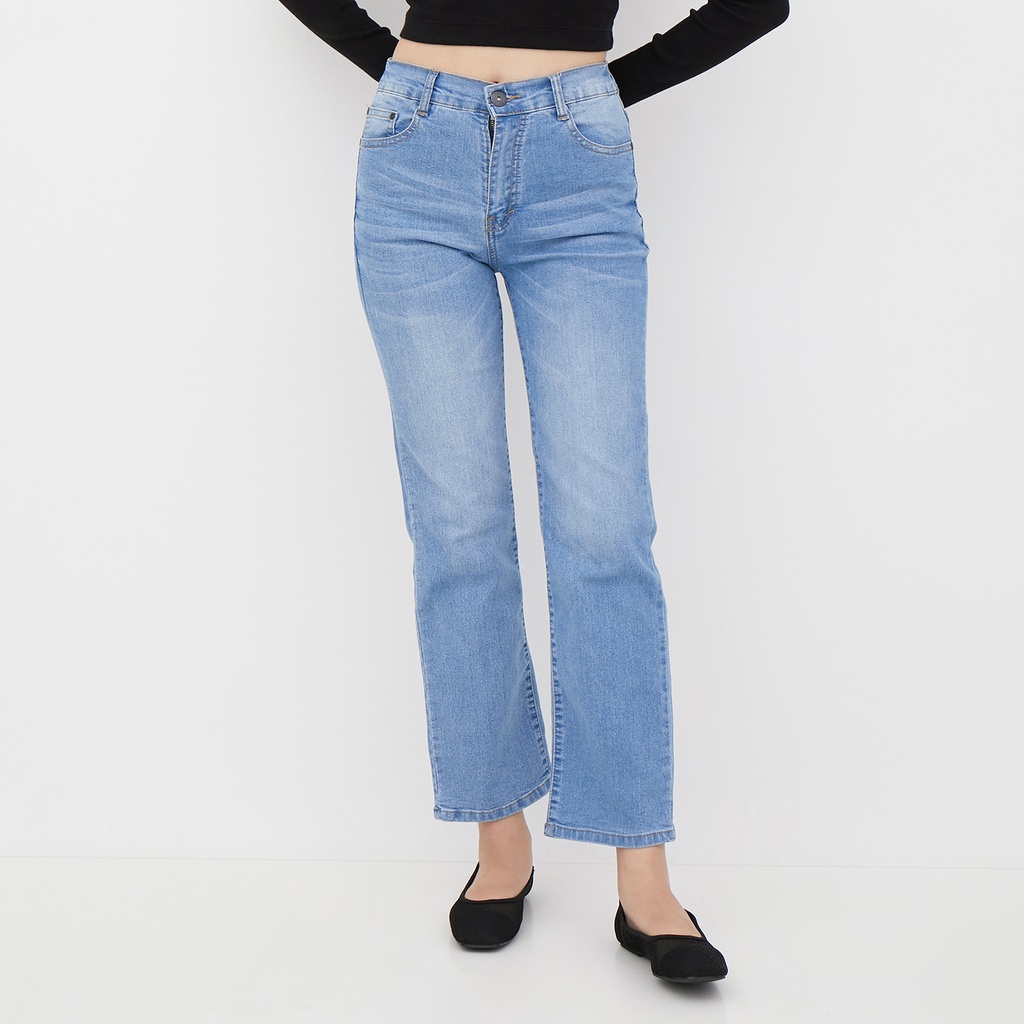 Jual Point One TRACY Medium Blue Jeans | Shopee Indonesia
