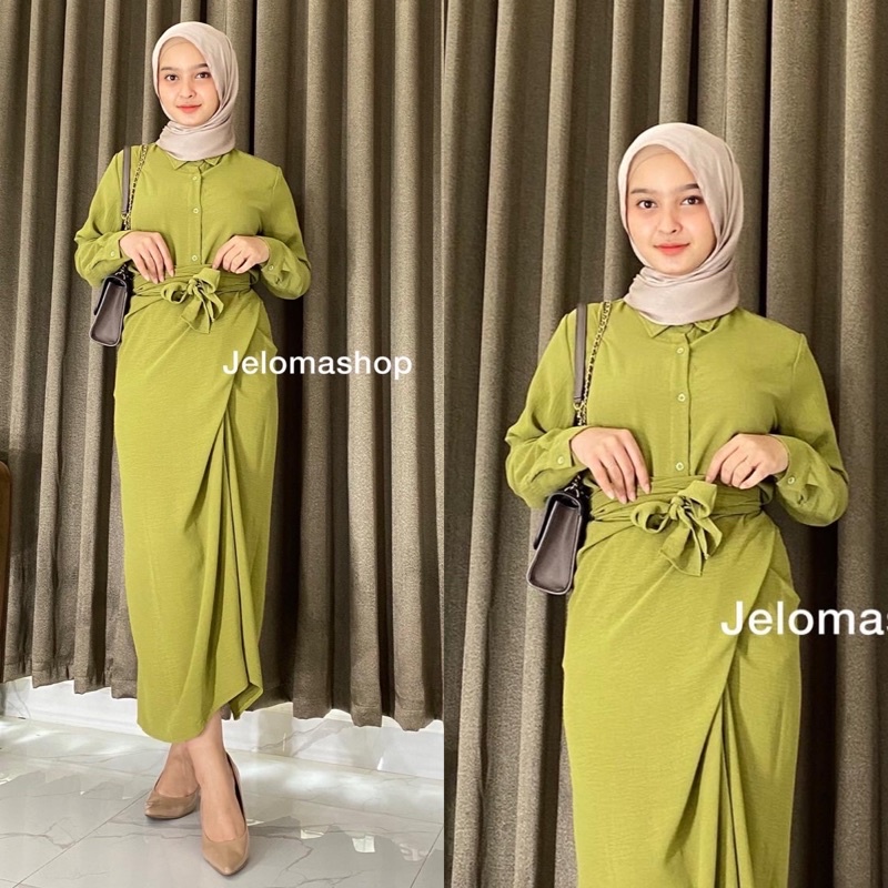 Jual BRENDA SET / SETELAN WANITA DAPAT ROK LILIT DAN ATASAN | Shopee ...
