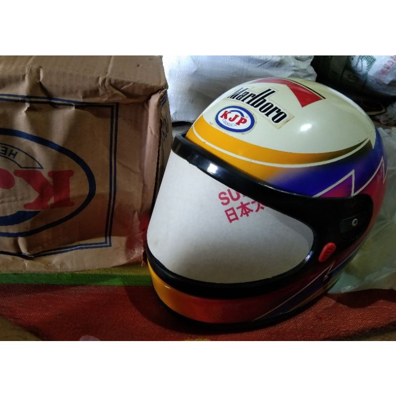 Jual helm helmet lama klasik classic jadul retro old school drag race ...