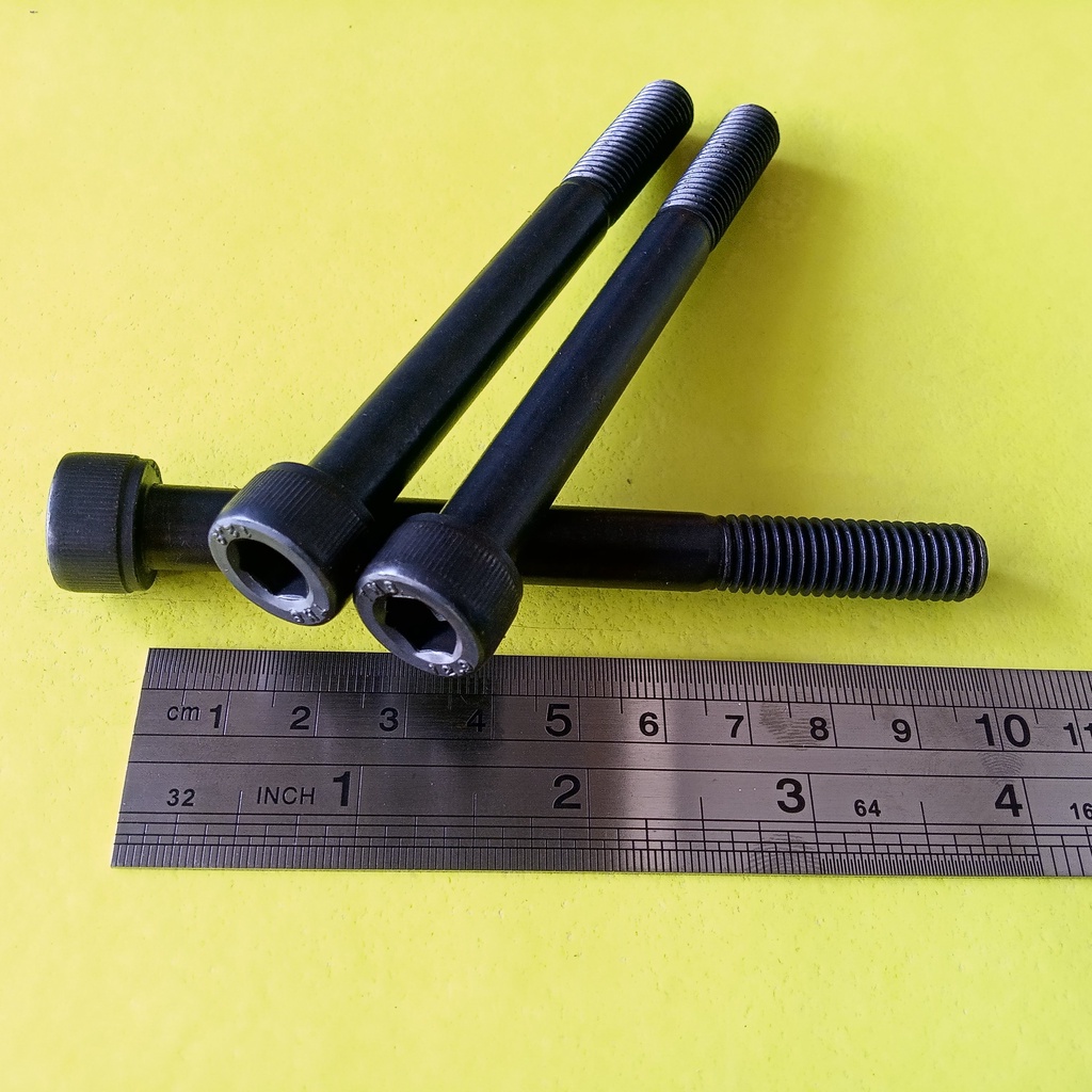 Jual BAUT L BAJA M10 X 100 PANJANG 10CM / BAUT M10 / BAUT 17 KUNCI L8 / L 8 HALF DRAT / BAUT L ...