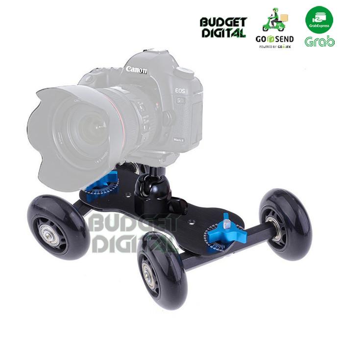 Jual Skater Dolly Stabilizer Table Top Slider For Dslr Camera | Shopee ...