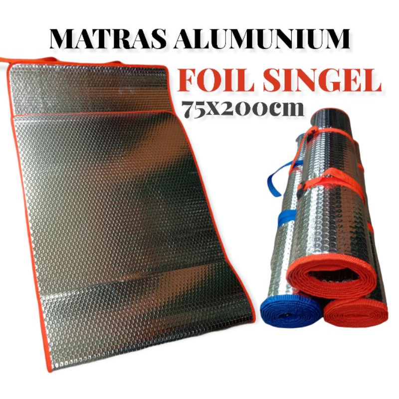 Jual Matras alumunium foil singel / Matras camping alumunium | Shopee ...