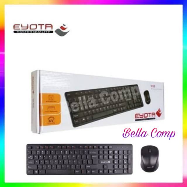 Jual Eyota W88 keybod key board keyboard Wireless Paket Combo Hemat ...