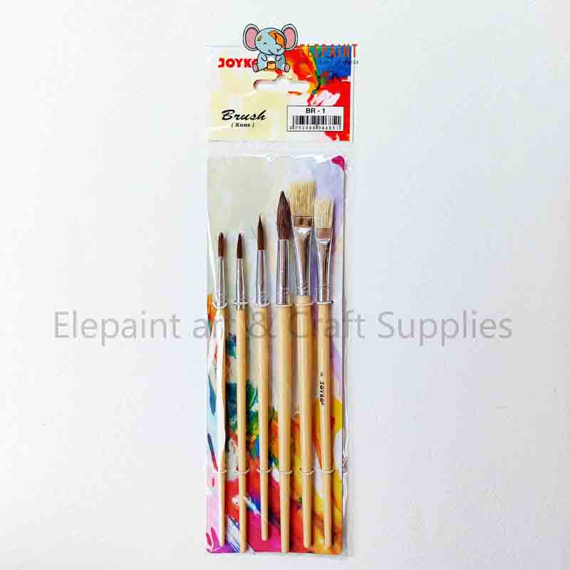 Jual Kuas Lukis Joyko BR-1 / Joyko Paint Brush SET BR-1 / Kuas Lukis ...