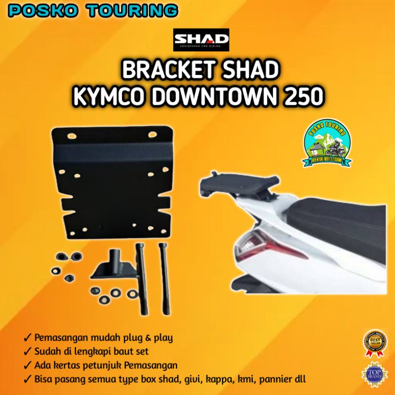 Jual Bracket Shad Bracket Box Kymco Downtown 250 | Shopee Indonesia