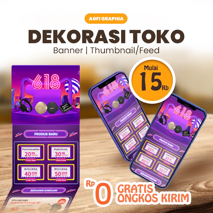 Jual Jasa Desain Banner |Dekorasi toko |Feed Produk profesional ...