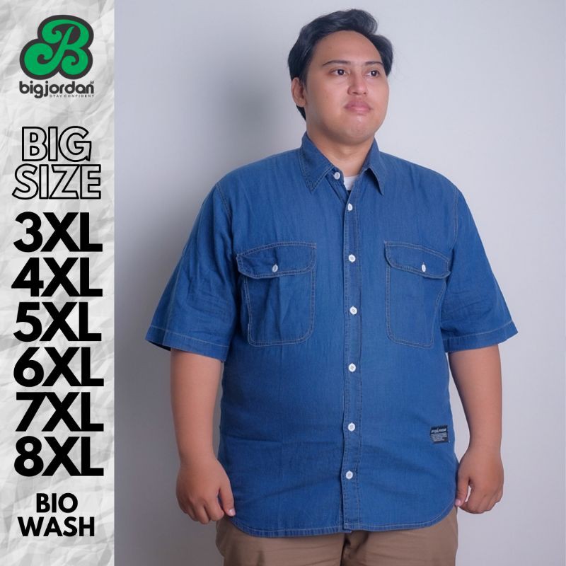 Jual Kemeja jumbo pria xxxxxl xxxxl xxxl xxl kemeja big size 5xl 4xl ...