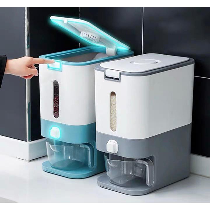 Jual ERCHAN - Dispenser untuk beras 12 Liter | Shopee Indonesia