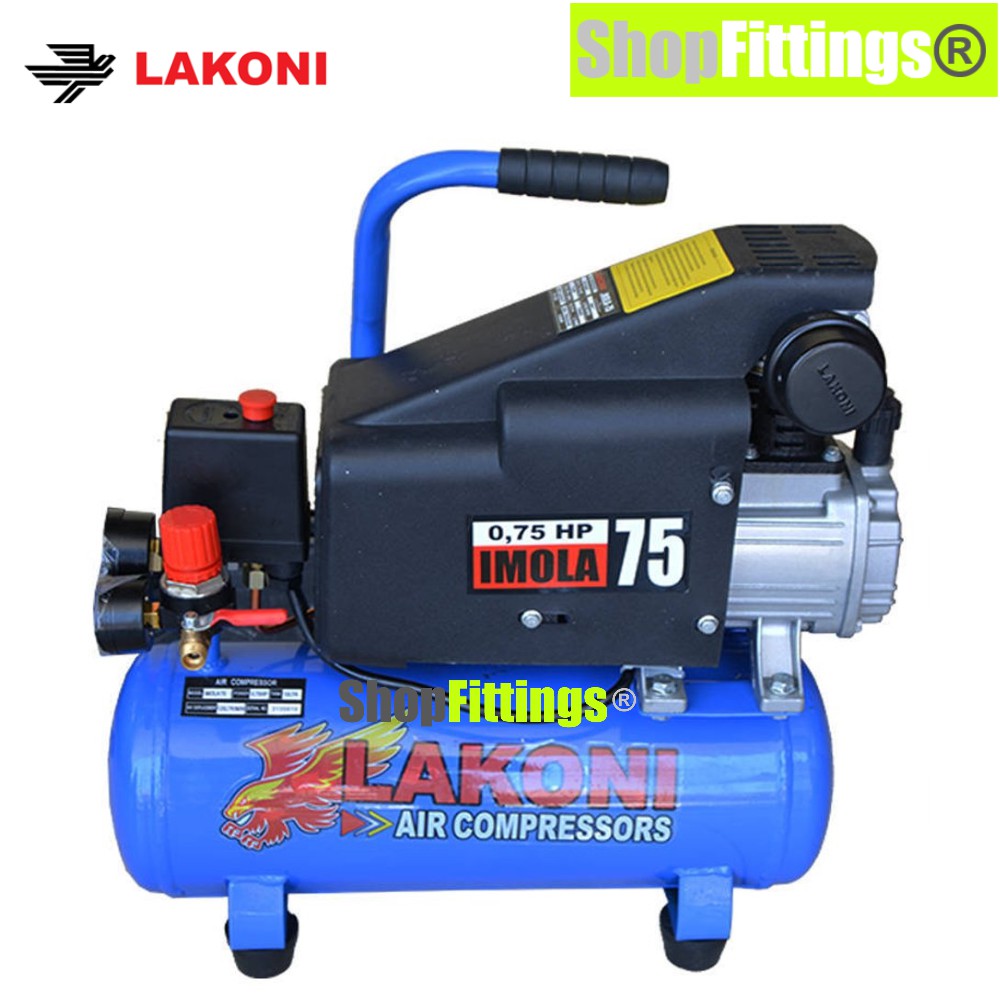 Jual LAKONI IMOLA 75 Kompresor Angin 3/4 HP Portable Air Compressor 10 ...