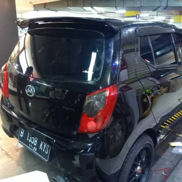 Jual Spoiler Mobil Ayla Dan Agya Free embelm TRD, Mugen dan TRD ...