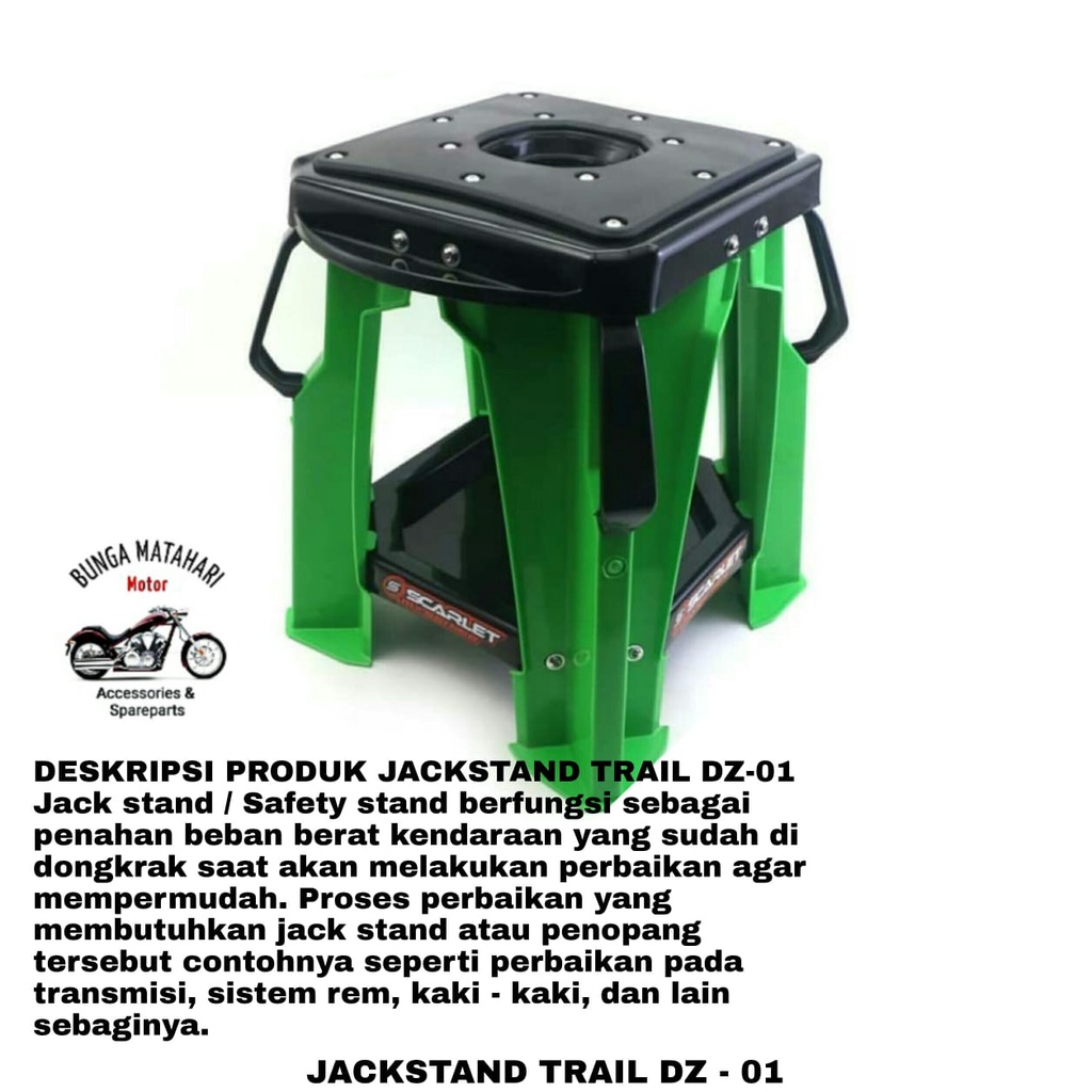 Jual JACKSTAND STAND LIPAT SANDARAN DUDUKAN STANDAR TENGAH TRAIL ...