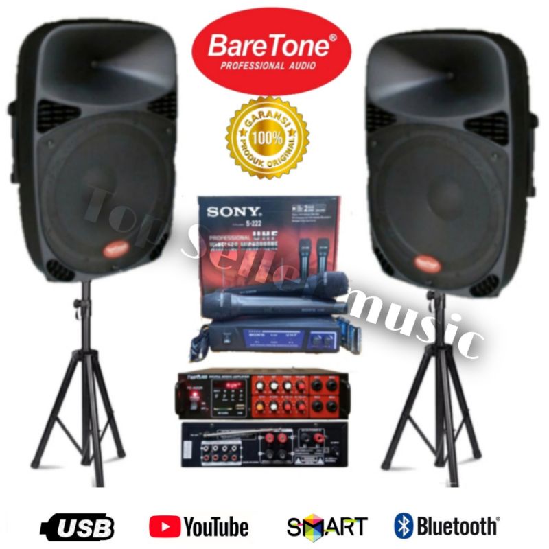 Jual PAKET SPEAKER OUTDOOR INDOOR BARETONE 15 INCH ORIGINAL | Shopee ...