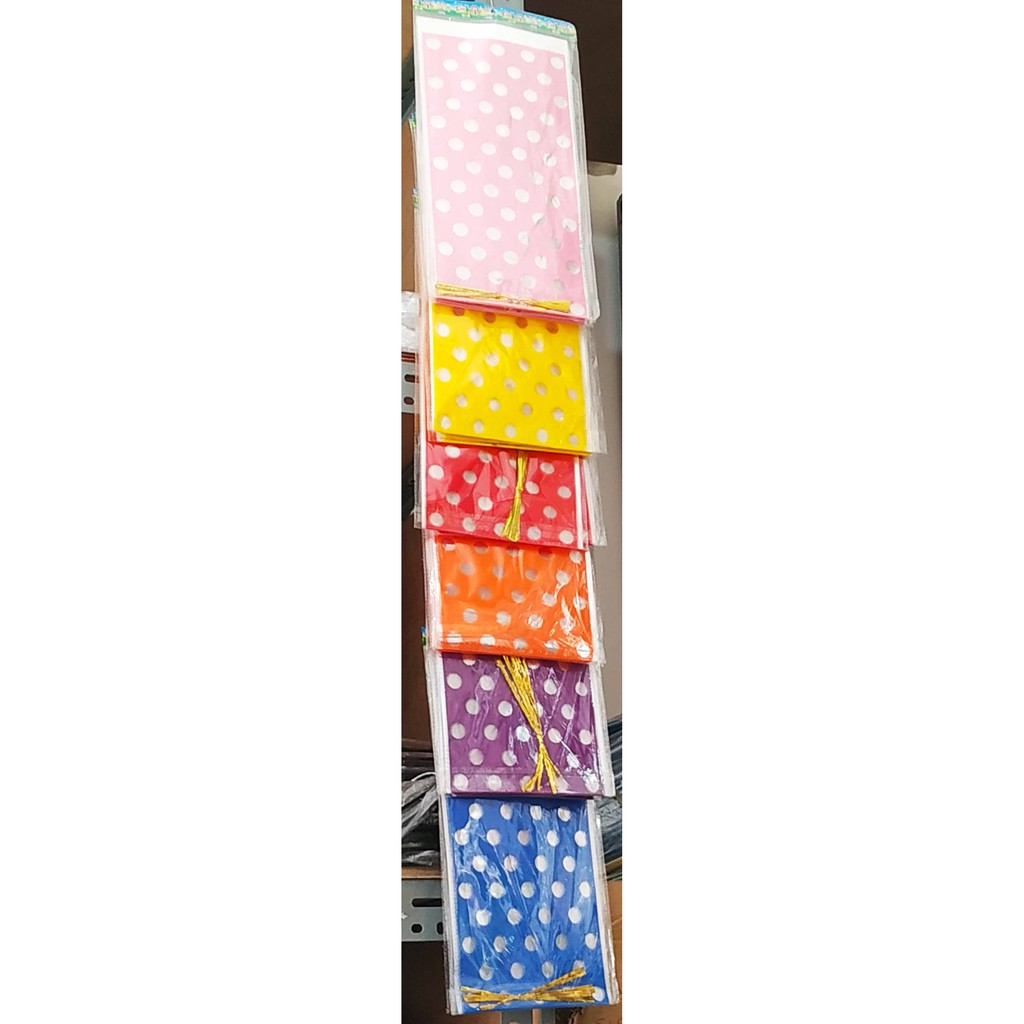 Jual PP Ultah Polkadot Tanggung / Kantong Plastik Untuk Kemasan Snack ...