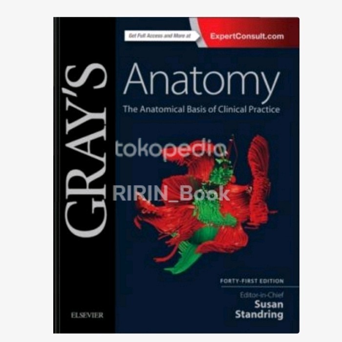 Jual Gray's Anatomy The Anatomical Basis of Clinical Practice | Shopee ...