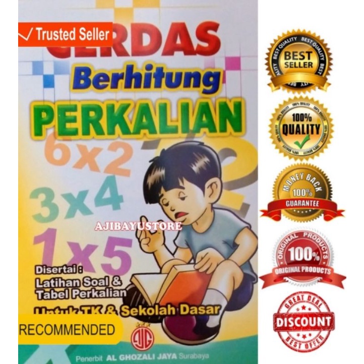Jual Buku Cerdas Berhitung Pembagian Penjumlahan Pengurangan Perkalian ...