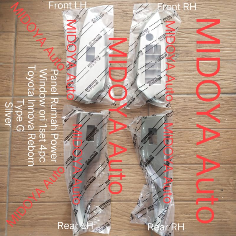 Jual Panel Rumah Power Window Toyota Innova Reborn Type G Silver ori ...