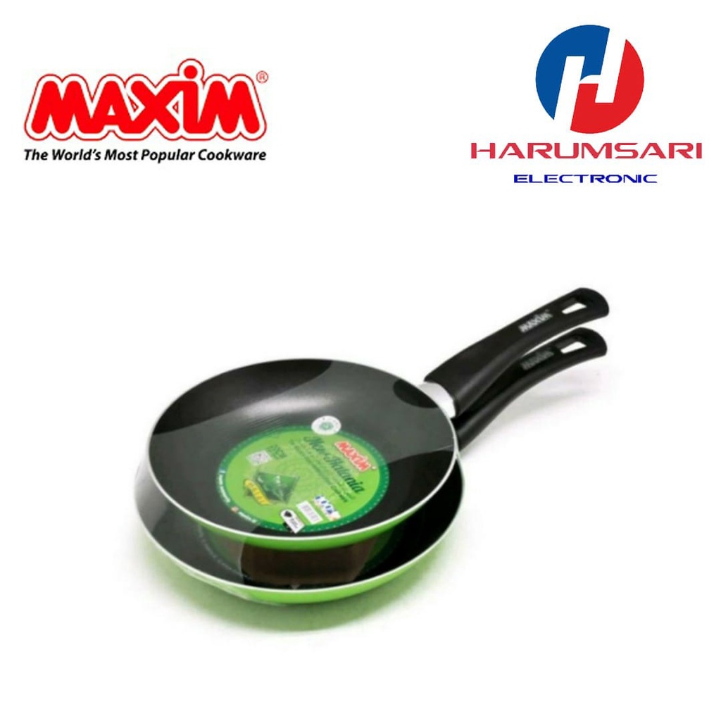 Jual MAXIM Halania Set 2 Pc Wajan Panci Penggorengan Fry Pan Anti ...