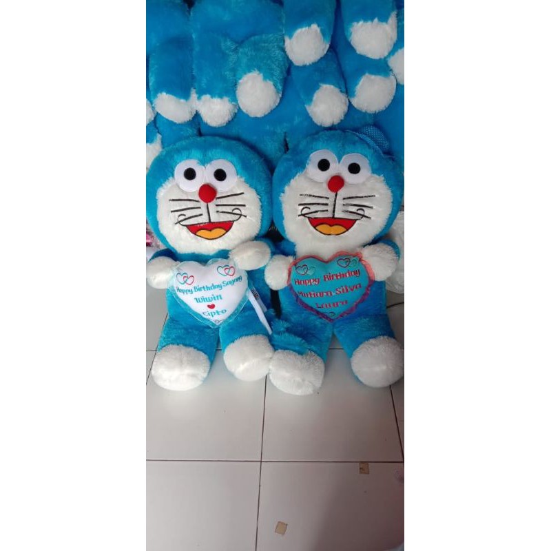 Jual iDk90 Boneka DORAEMON JUMBO Berdiri topi love 90cm | Shopee Indonesia