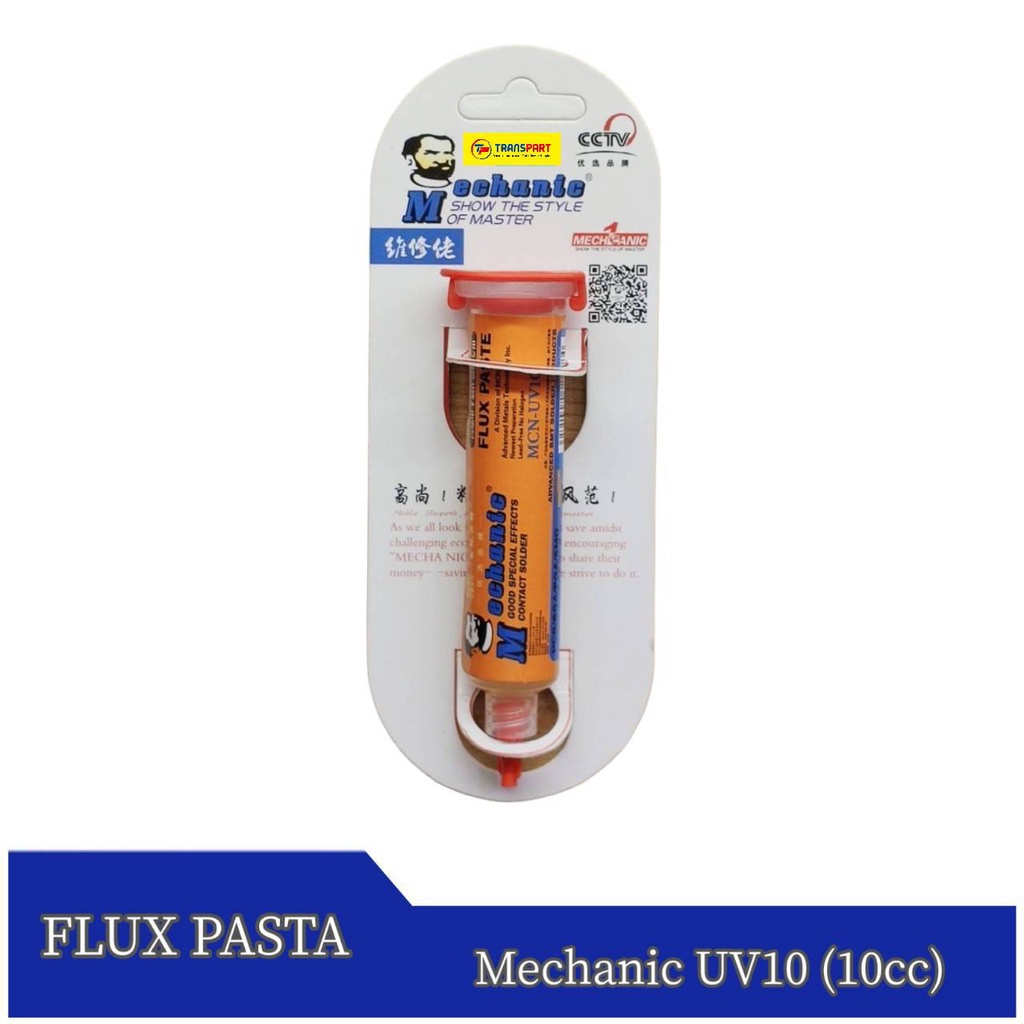 Jual Flux Pasta PCB BGA PGA MECHANIC UV10 (10cc) | Shopee Indonesia