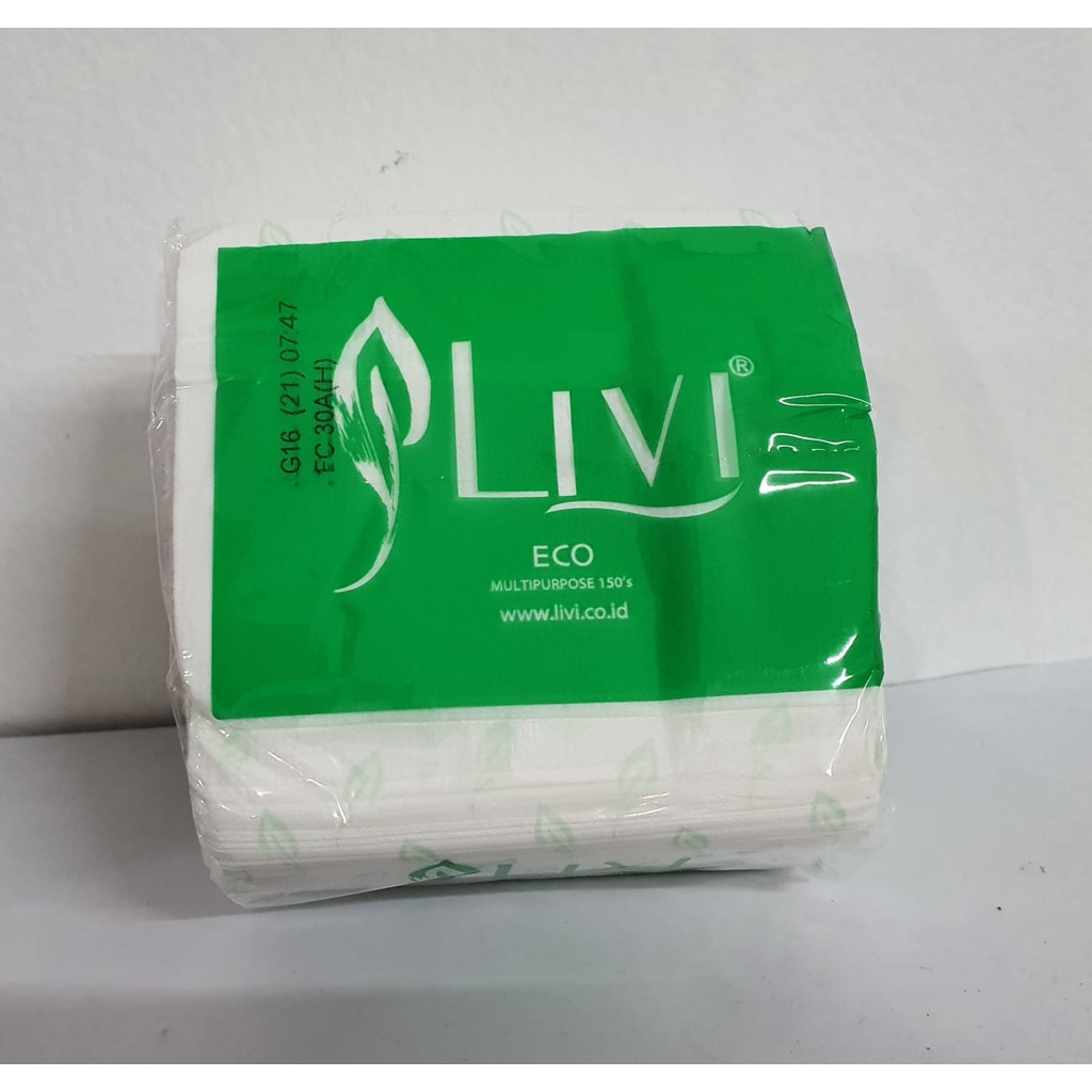Jual Tissue tisu Livi Eco Multipurpose Kecil 150s (Tissue Meja Makan ...