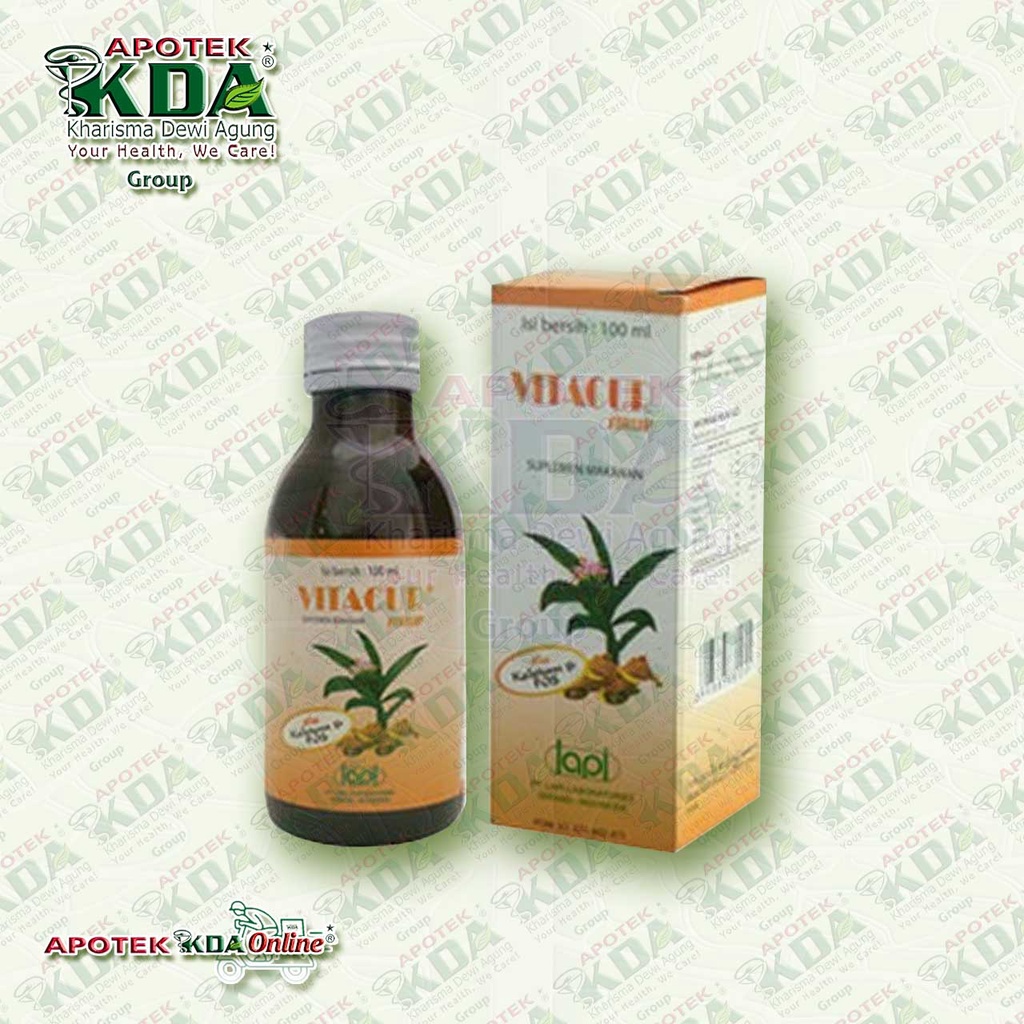 Jual VITACUR SYRUP 100 ML | SUPLEMEN MAKANAN | Shopee Indonesia