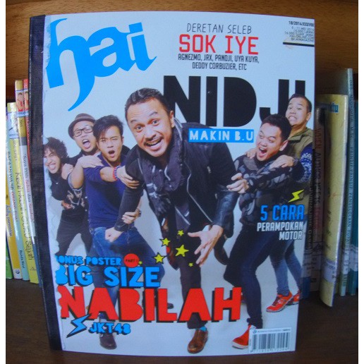 Jual Majalah HAI Edisi 18 Terbit 5 Mei 2014 NIDJI | Shopee Indonesia