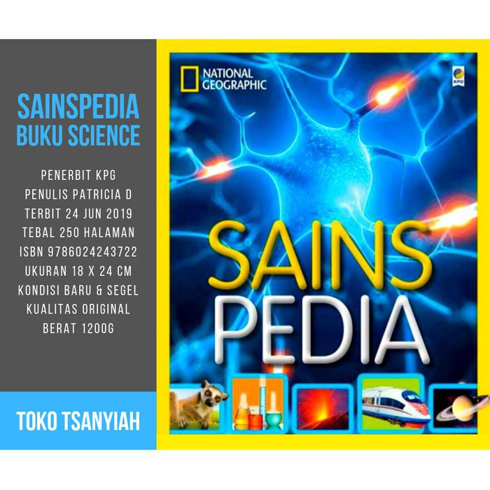 Jual Buku Science Buku Sainspedia National Geographic Buku Sains Pedia ...