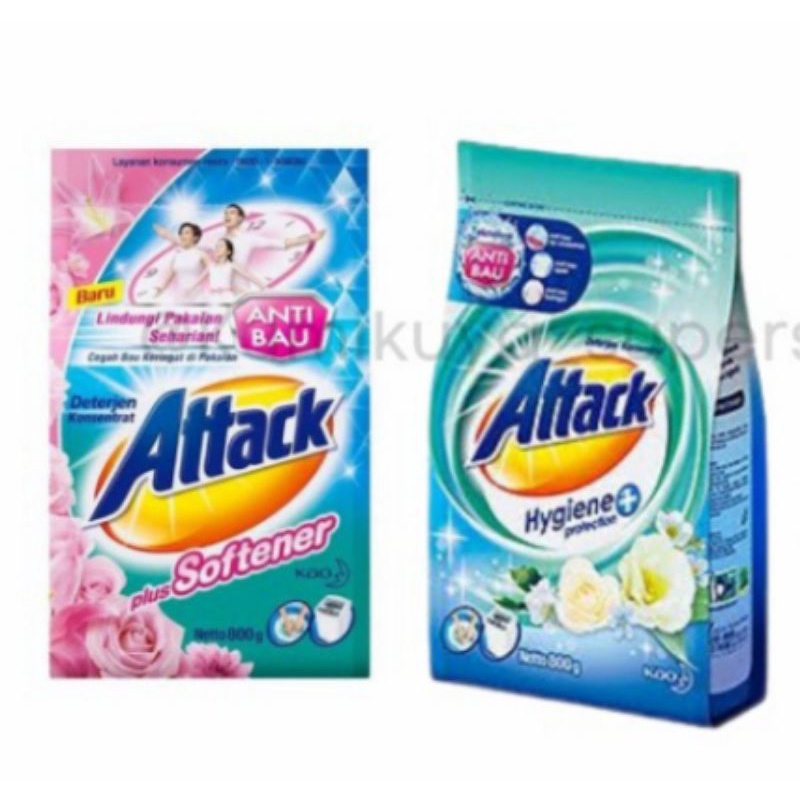 Jual Attack Deterjen Hygiene Protection 800g / Softener 1200gr | Shopee ...