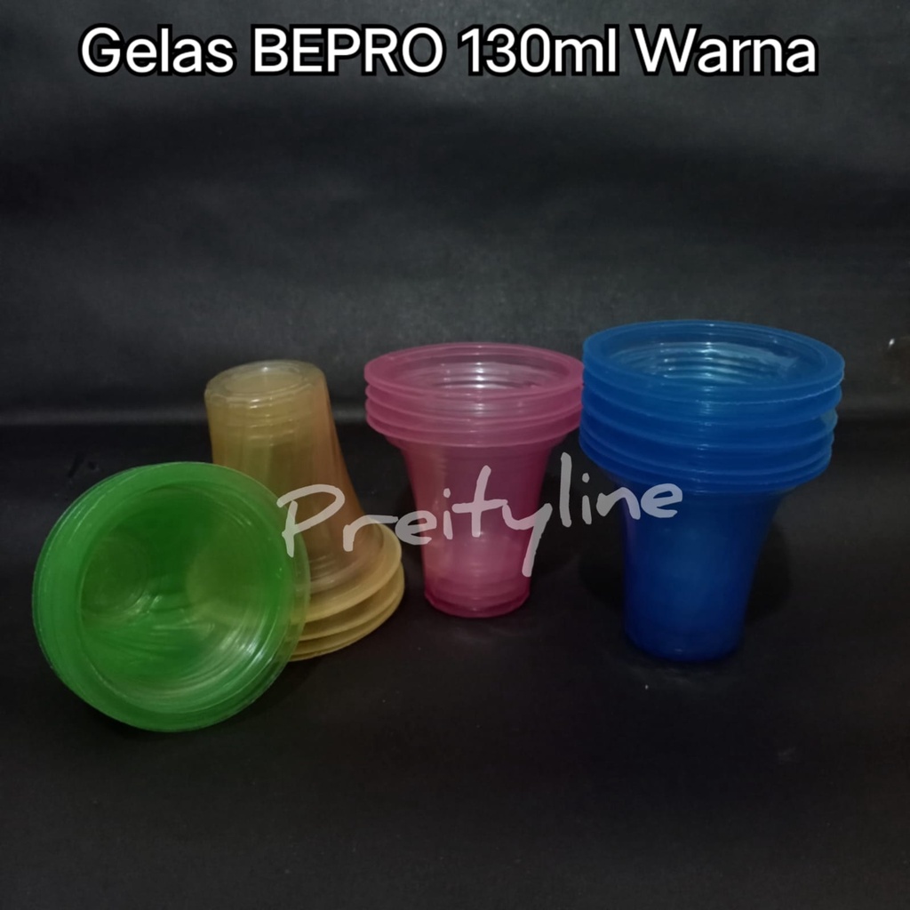 Jual Gelas Plastik BEPRO 130ml @50pcs | Shopee Indonesia