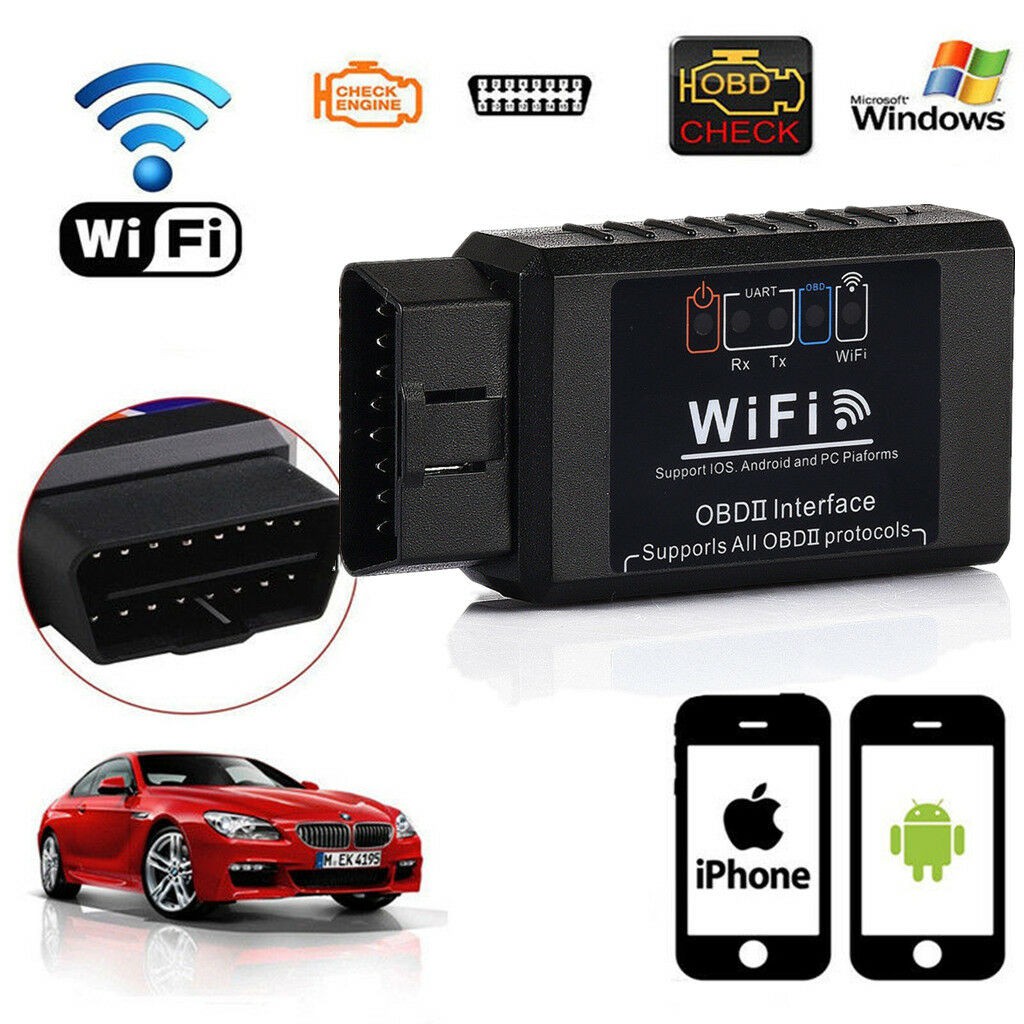 Jual OBD II 2 WIFI ELM327 Scanner Tool Mini | Shopee Indonesia