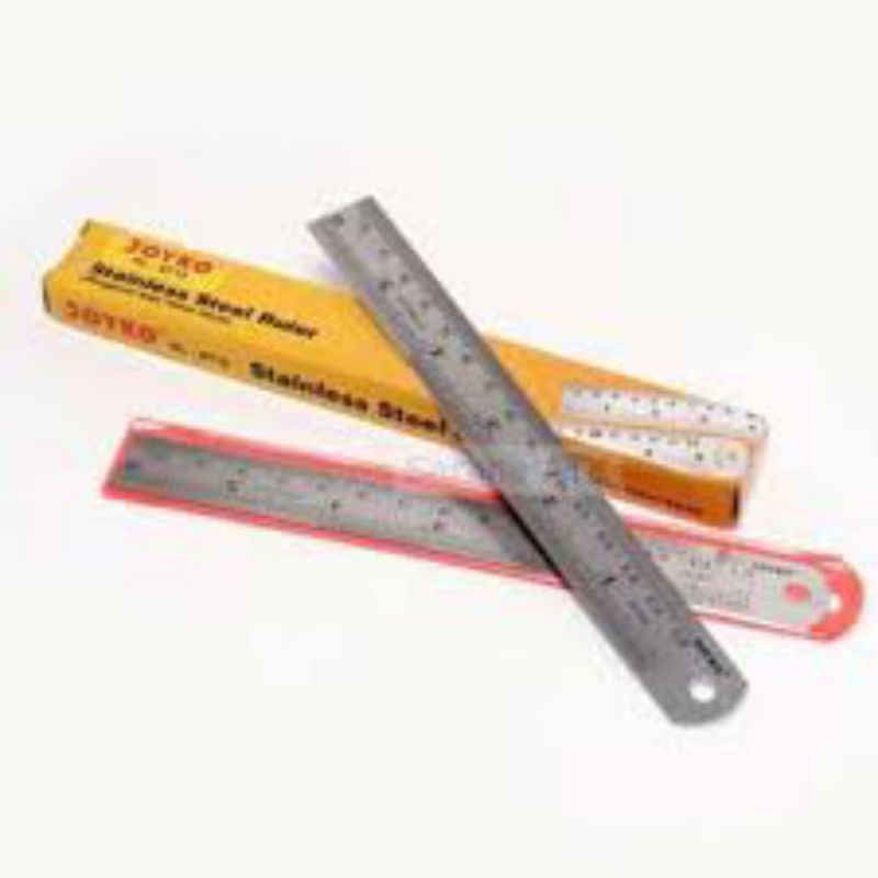 Jual Penggaris Besi 30cm Stainless Steel Ruler Joyko RL-ST30 | Shopee Indonesia