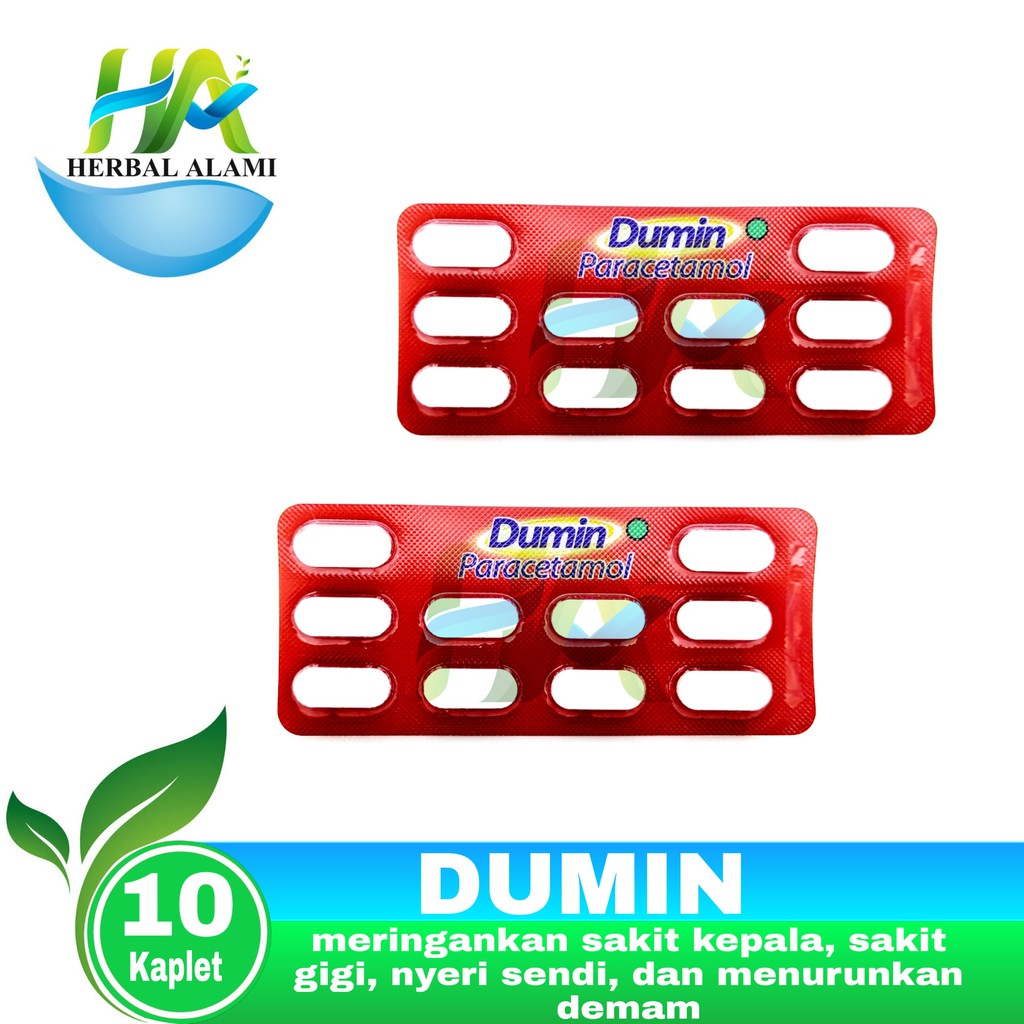 Jual Dumin Paracetamol 500 mg Tablet - Obat Sakit Kepala dan Demam ...