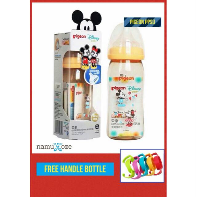 Jual BOTOL SUSU PIGEON PPSU SERI MICKEY & MINNIE MOUSE 240ml | Shopee Indonesia