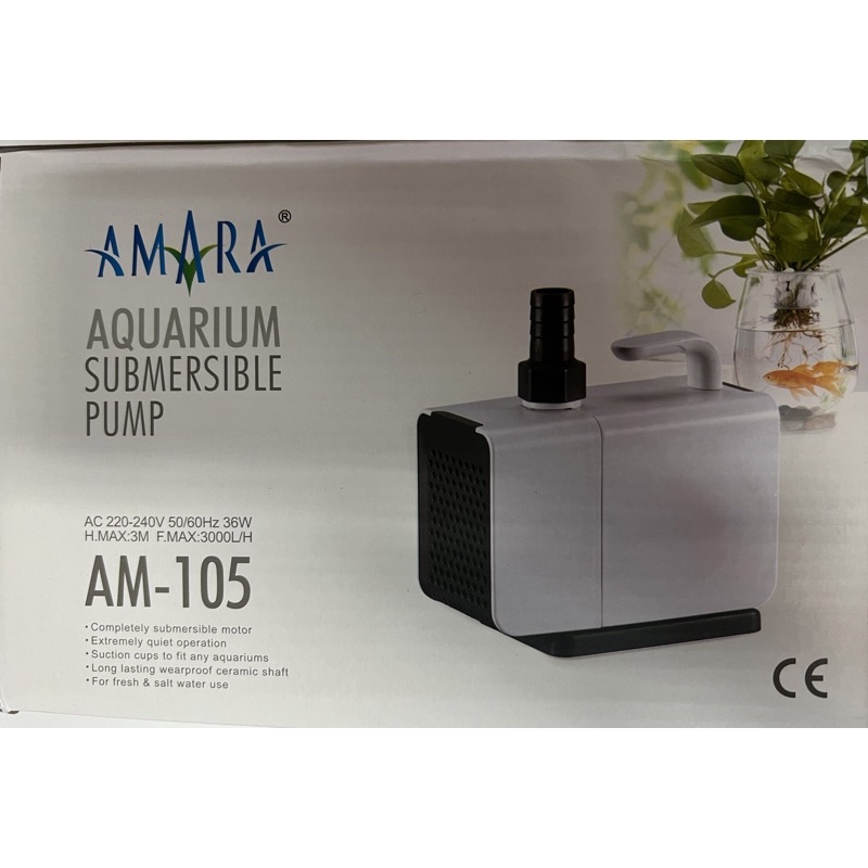Jual Amara AM 105 Pompa Air Akuarium dan Kolam Ikan | Shopee Indonesia