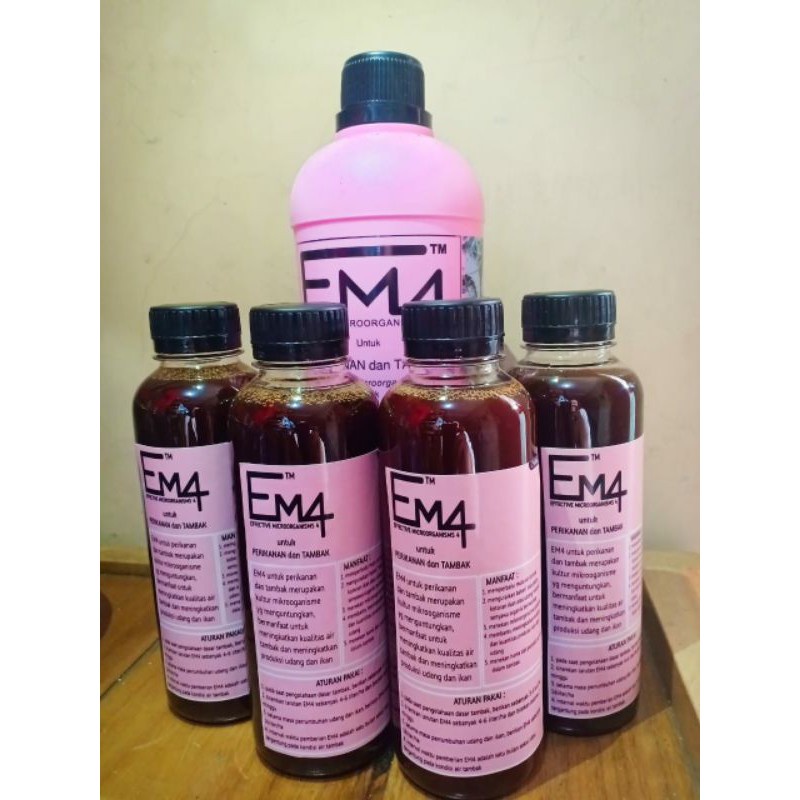 Jual EM4 PREBIOTIK PERIKANAN DAN TAMBAK 250ml UNTUK MENINGKATKAN ...