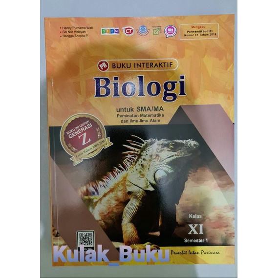 Jual Buku lks pr interaktif biologi kelas XI,11 semester 1 tahun 2022 kurikulum merdeka belajar ...
