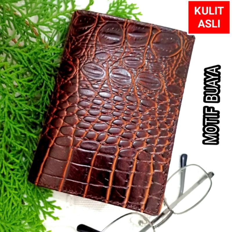 Jual DOMPET KULIT SAPI ORIGINAL MOTIF SERAT /DOMPET KULIT ASLI MODEL ...