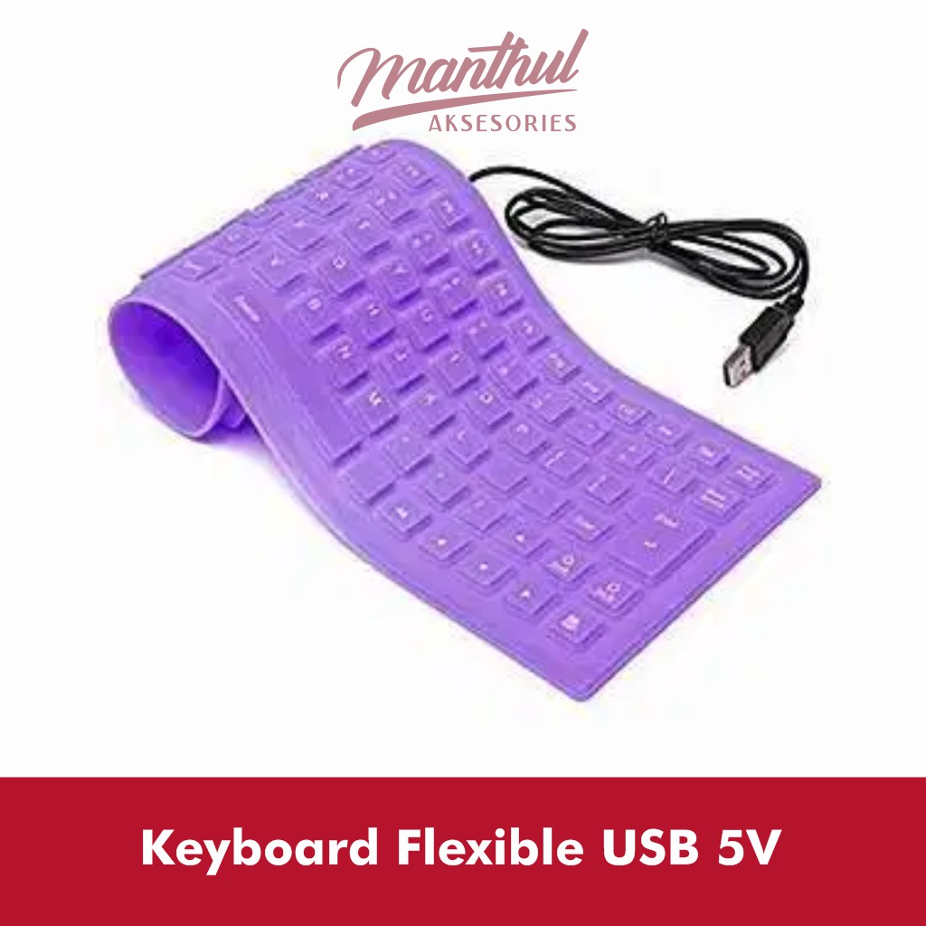 Jual Keyboard Flexible Usb Keyboard External Flexible Keyboard Karet ...