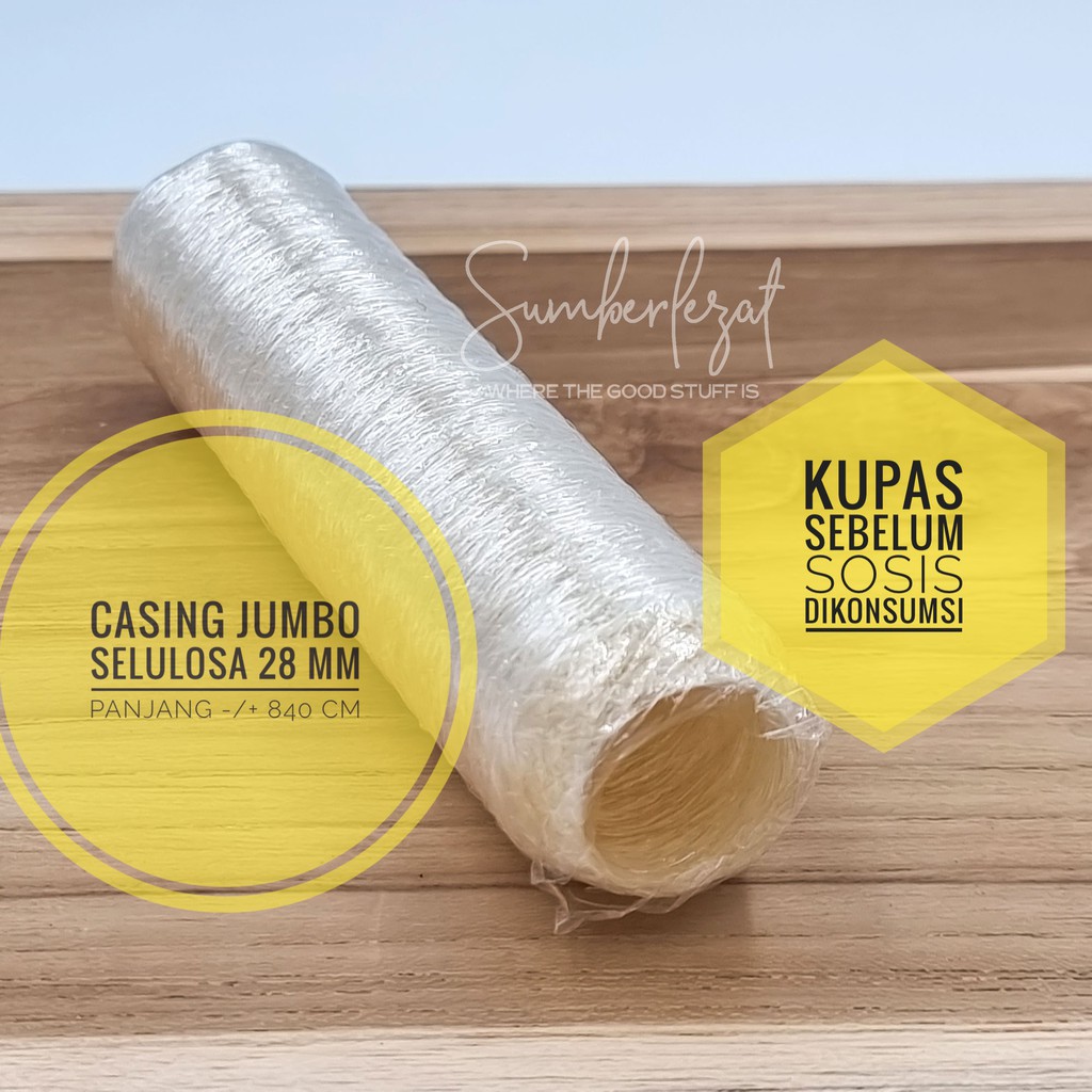 Jual ECO PACK - Casing Kulit Selongsong Sosis Plastik Selulosa Kolagen ...