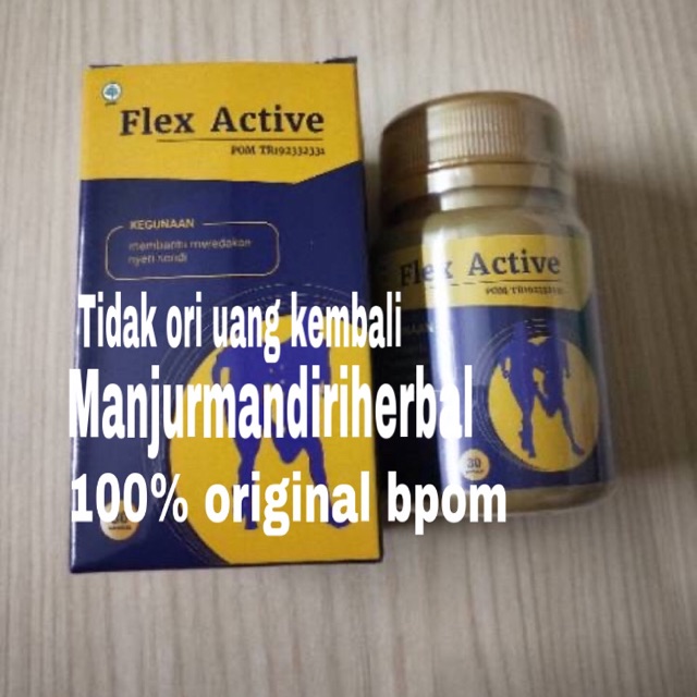Jual Flex active obat herbal meredakan nyeri sendi & mencegah keropos ...