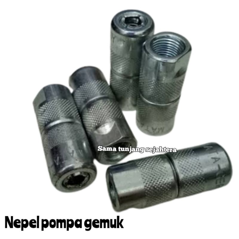 Jual NEPEL SELANG POMPA GEMUK PRESSOL / KEPALA NEPEL PRESOL / GREASE ...