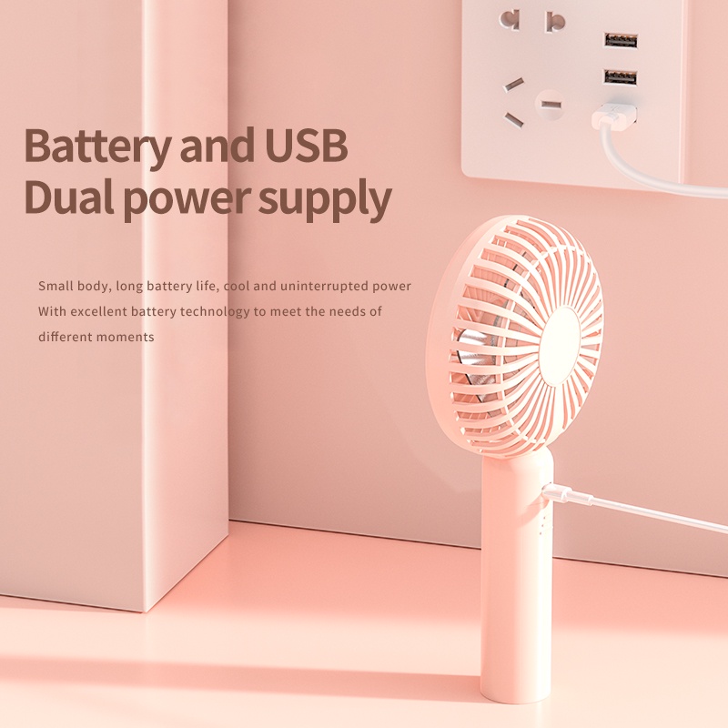 Jual GROTIC Kipas Angin Mini Portable Kipas Kecil Tangan Genggam Meja ...