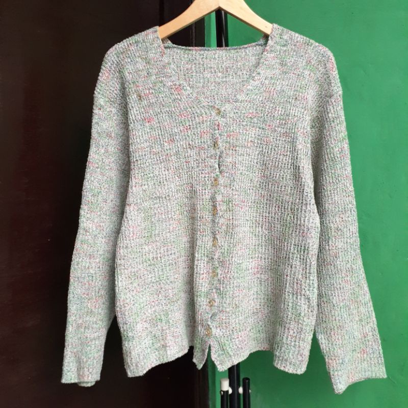 Jual THRIFT SWEATER RAJUT KNITWEAR CARDIGAN SECOND PRELOVED | Shopee ...